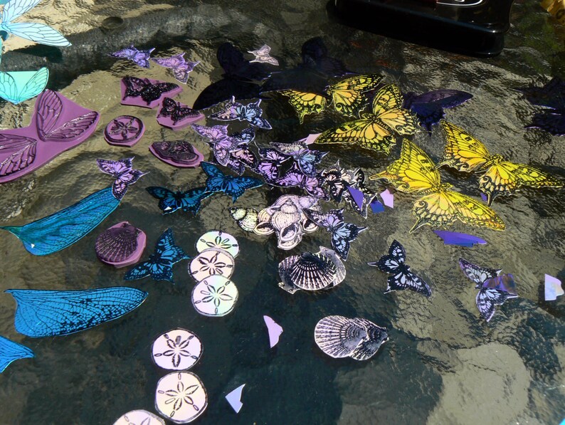 Small Butterfly Rubber Stamp WM P15 | Etsy