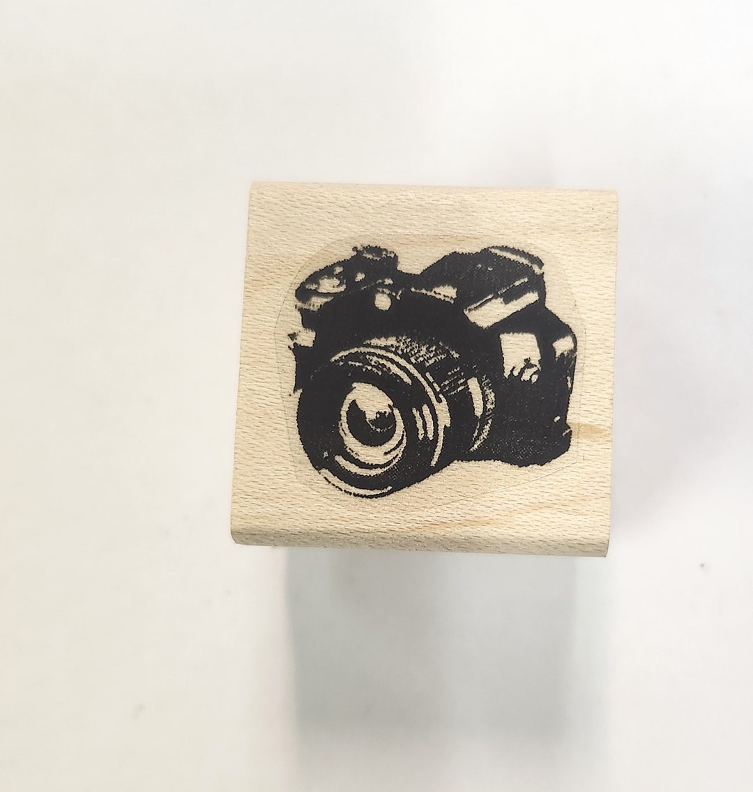 P24 Miniature Photo Camera Rubber Stamp WM - Etsy