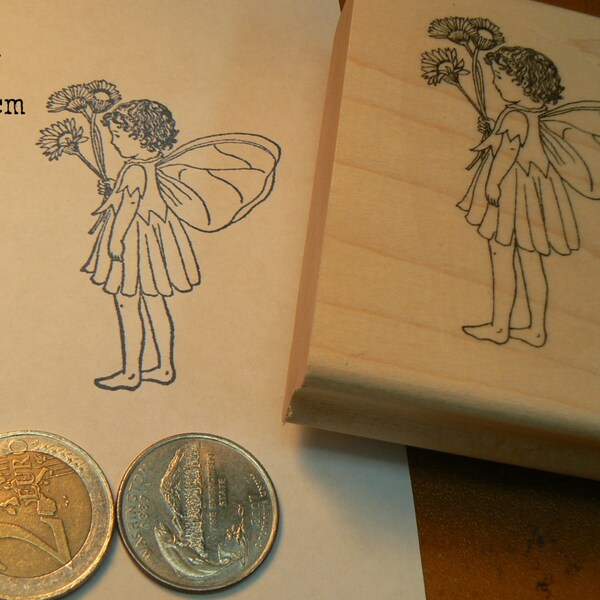 Fairy Rubber Stamp - Etsy