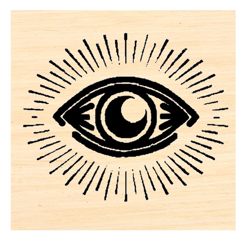 P124 Eye Rubber Stamp - Etsy
