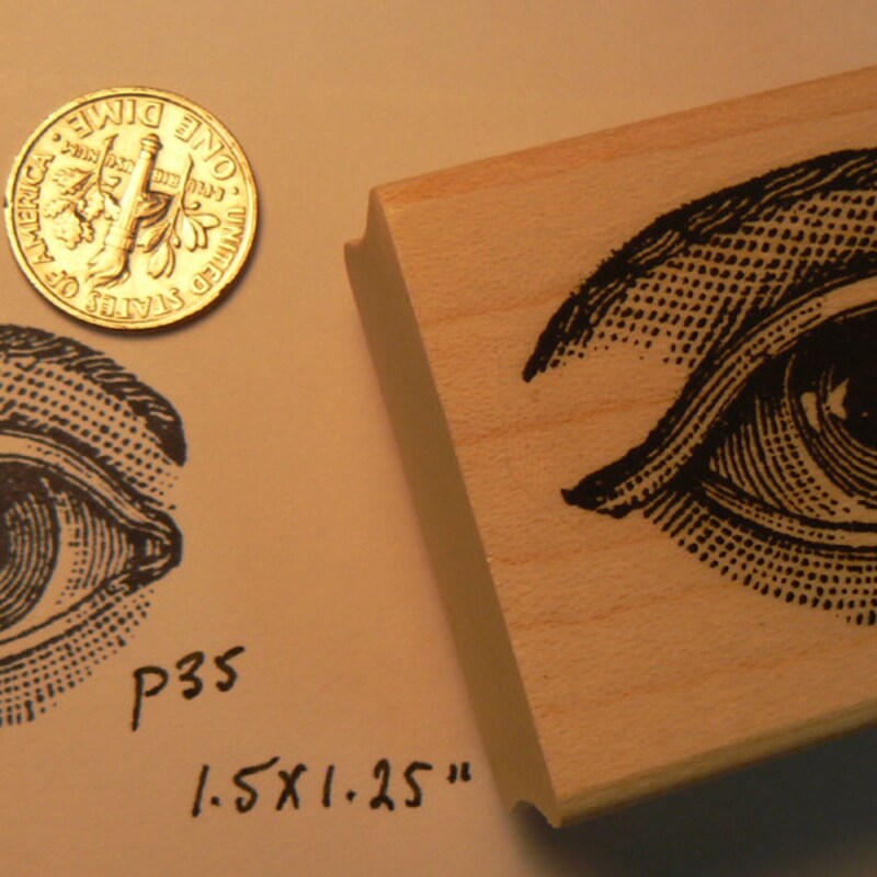 Eye Rubber Stamp - Etsy