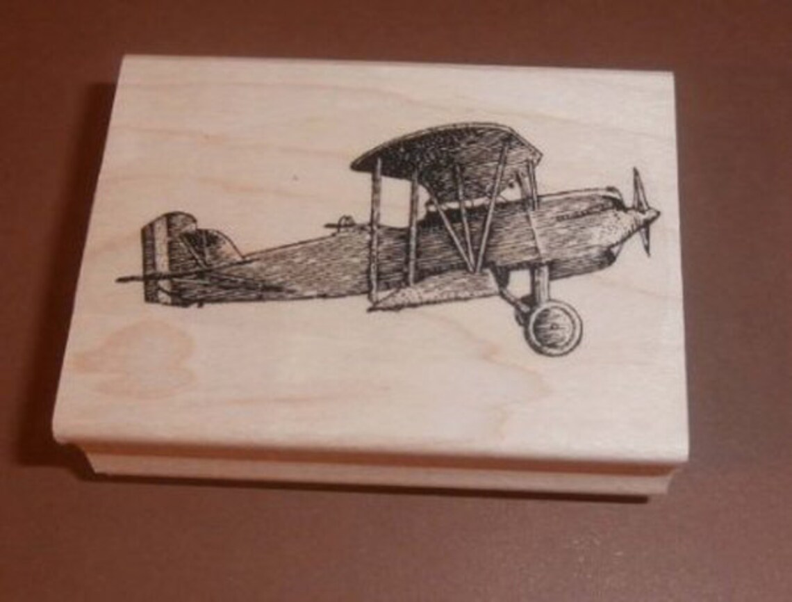 Airplane Rubber Stamp P21 - Etsy