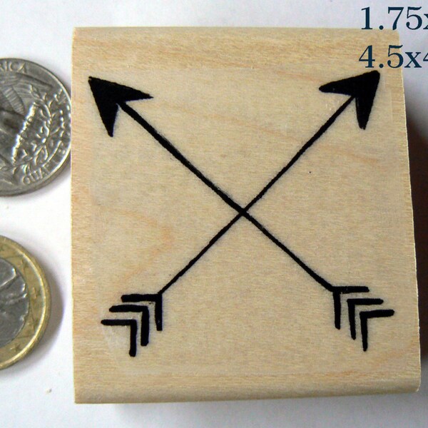Arrow Rubber Stamp - Etsy