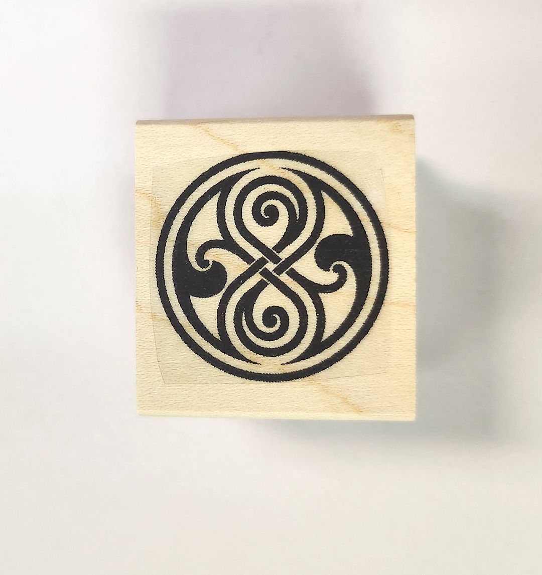 P89 Time Lord Symbol, Dr. Who Rubber Stamp - Etsy