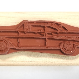 Antique Car Rubber Stamp WM Chevy 1957 P10 - Etsy