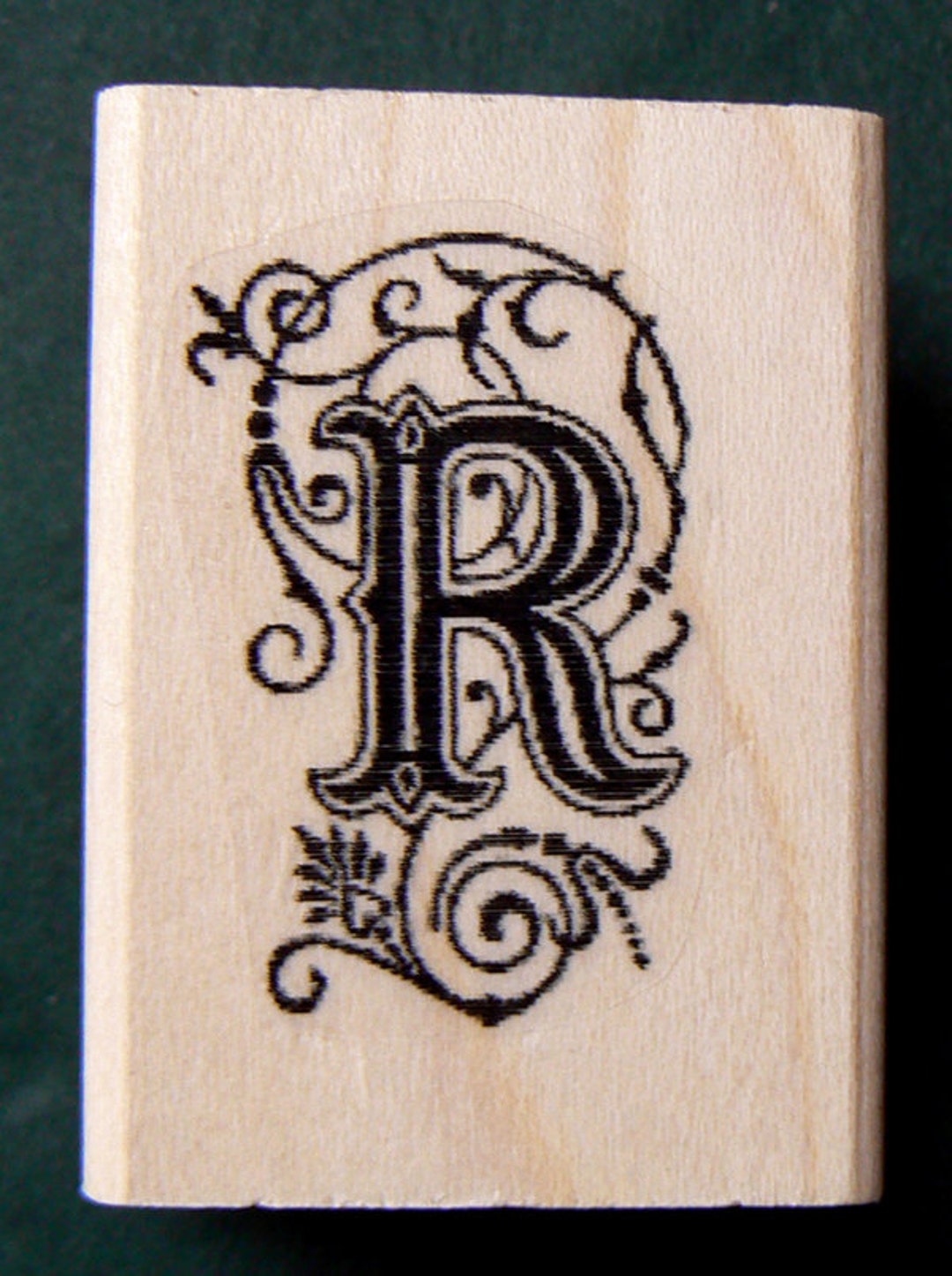 Letter R Rubber Stamp WM P29 - Etsy