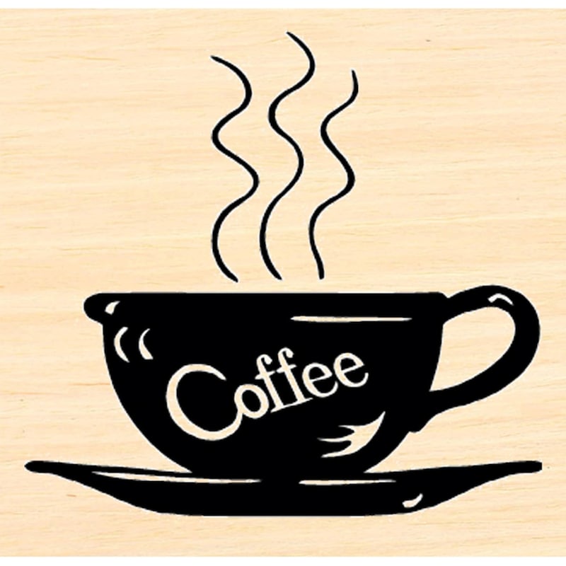 Coffee Cup Stamp - Etsy