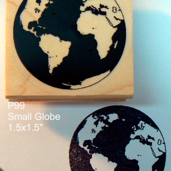 Planet Rubber Stamp - Etsy