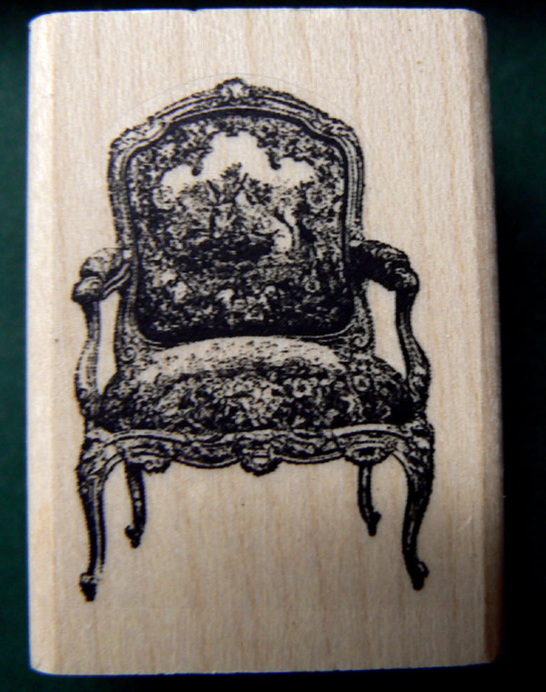 Victorian Style Chair Fauteuil WM Rubber Stamp P9 - Etsy