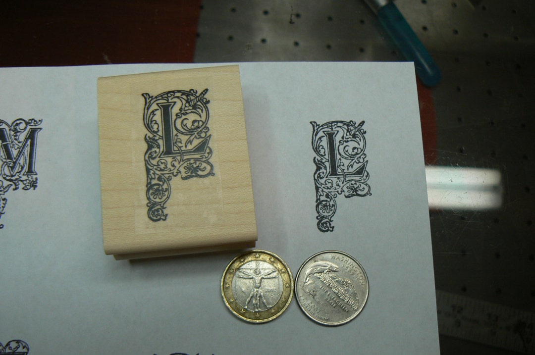 P96 Letter L Rubber Stamp - Etsy