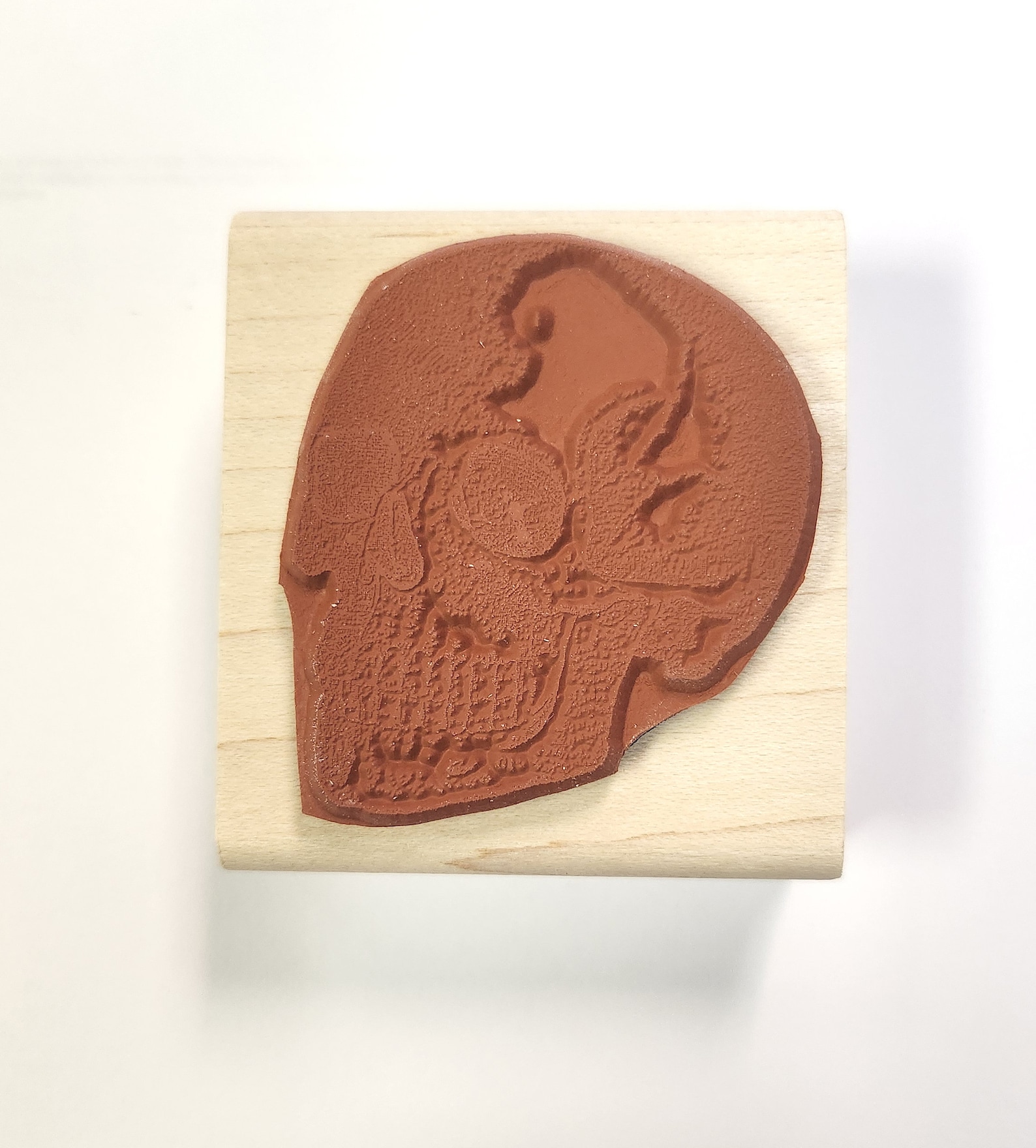 Skull Rubber Stamp P30 - Etsy