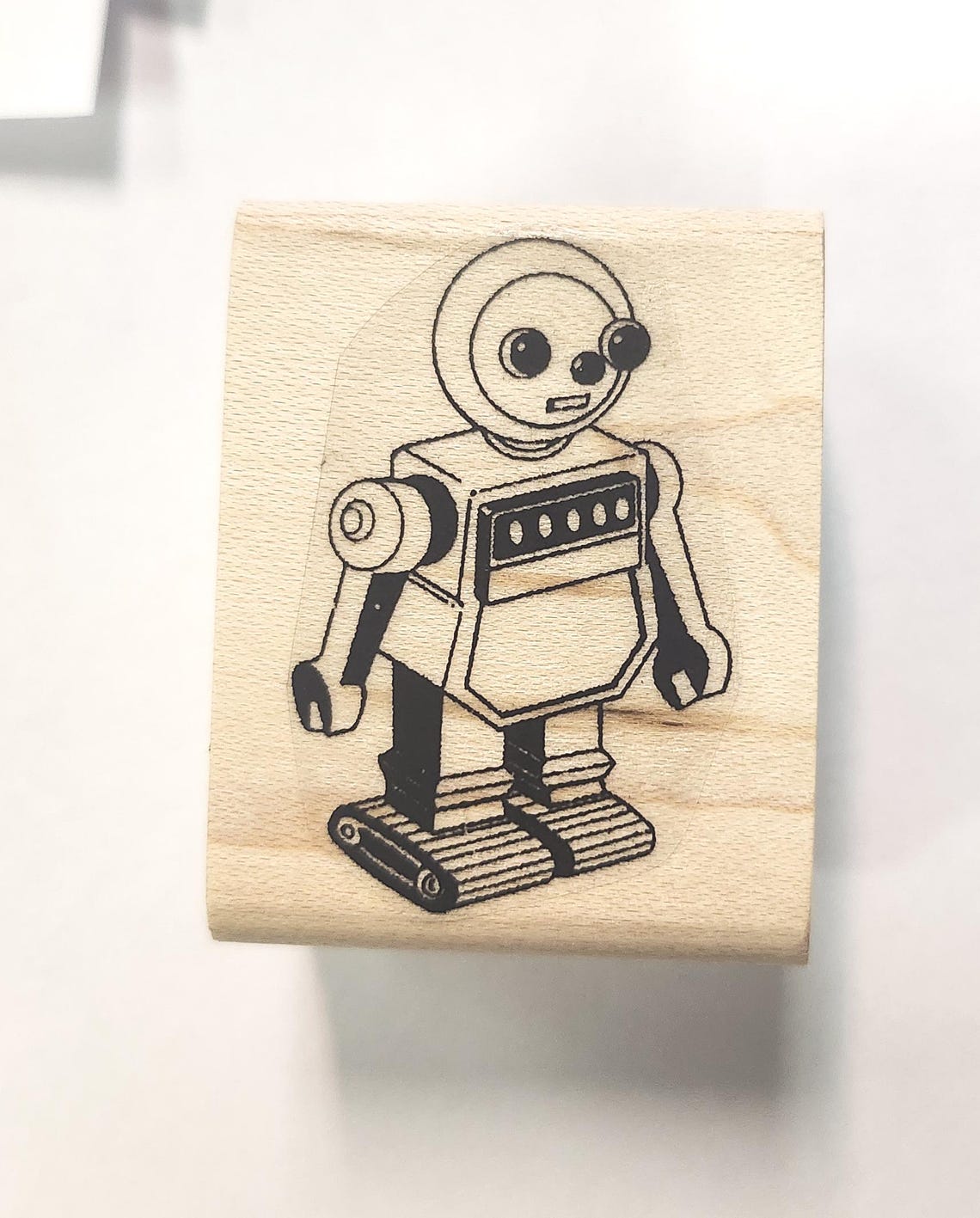 P21 Robot Rubber Stamp - Etsy