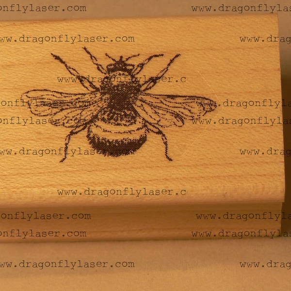 Bee Rubber Stamp - Etsy