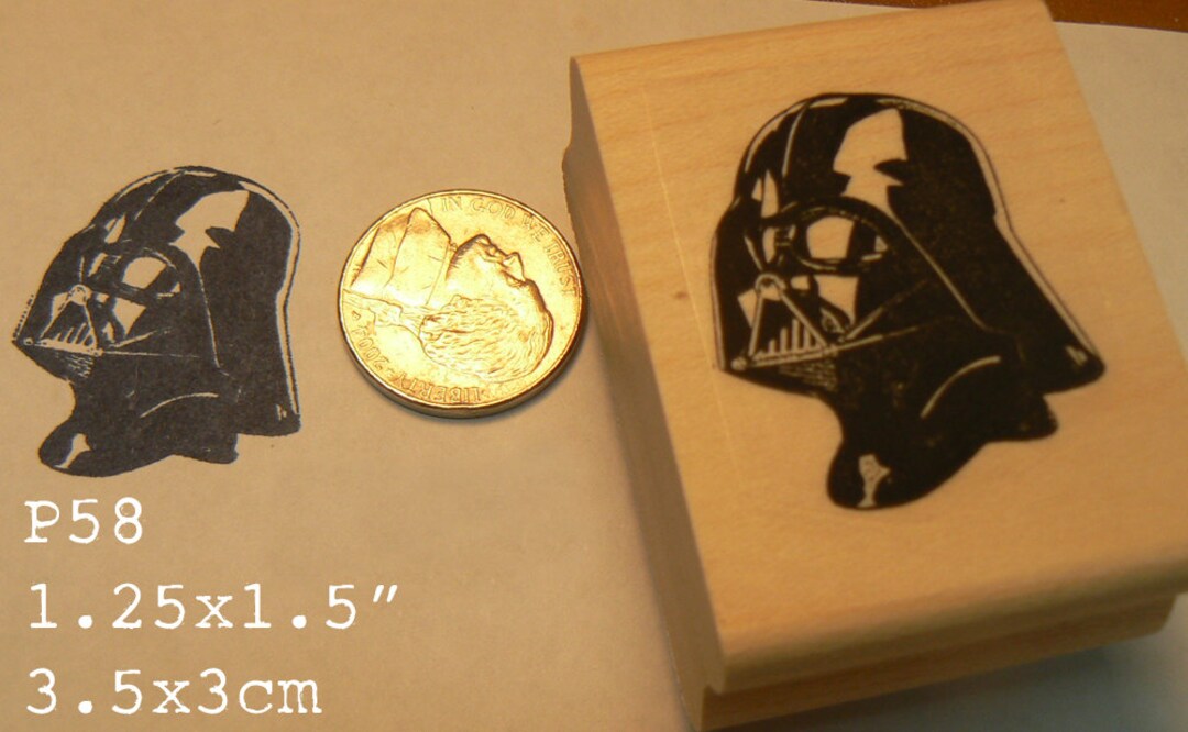 P58 Darth Vader Rubber Stamp - Etsy