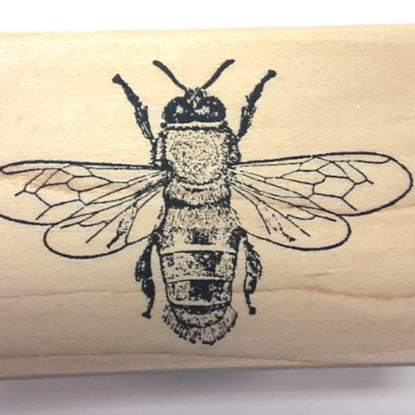 Bee Rubber Stamp - Etsy
