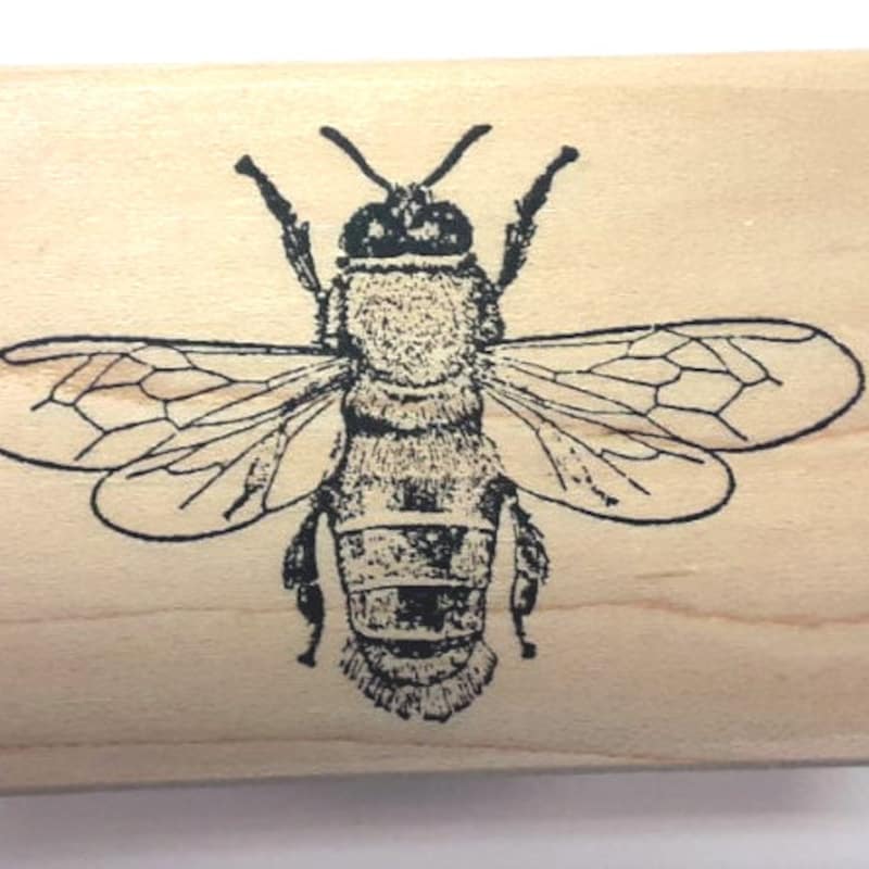 Honey Bee Stamp - Etsy