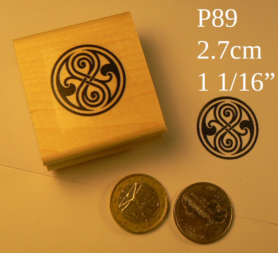 P89 Time Lord Symbol, Dr. Who Rubber Stamp - Etsy