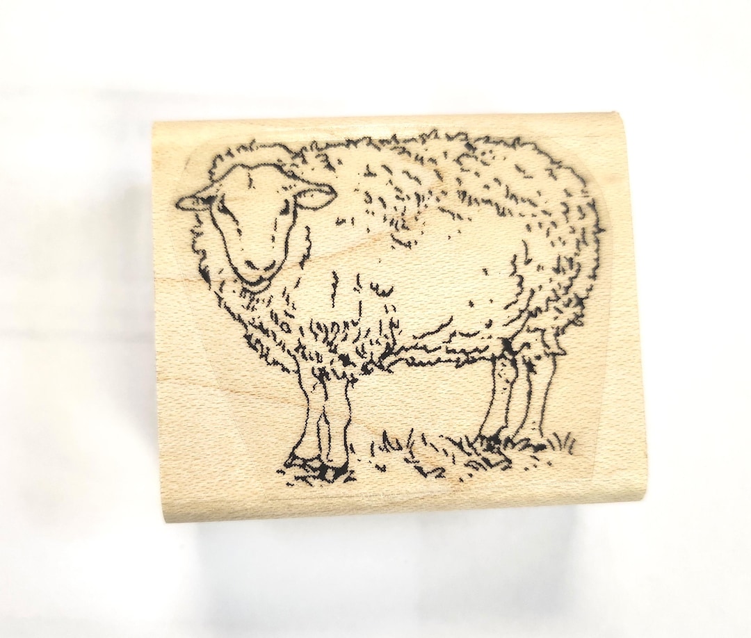 P63 Sheep Rubber Stamp - Etsy