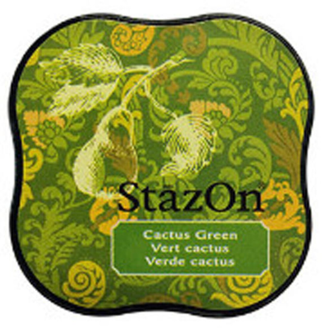 Cactus Green Ink by Stazon - Etsy