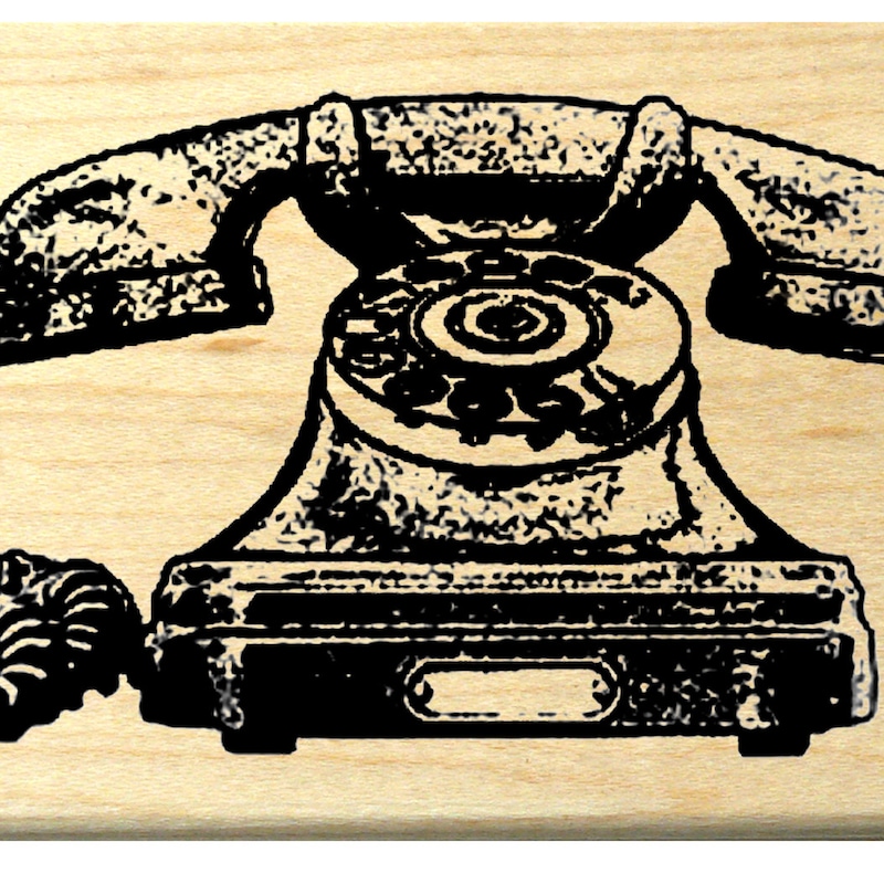 Telephone Stamp - Etsy