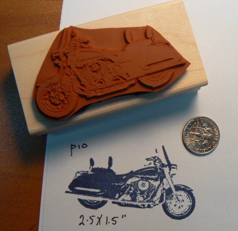 Harley Motorcycle Rubber Stamp P10 - Etsy