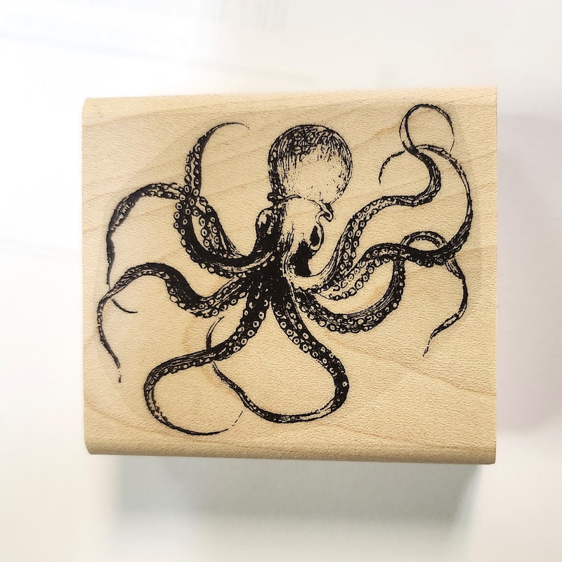 Octopus Stamp - Etsy
