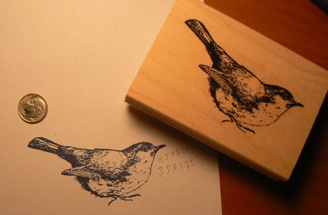 Bird Rubber Stamp P15 | Etsy
