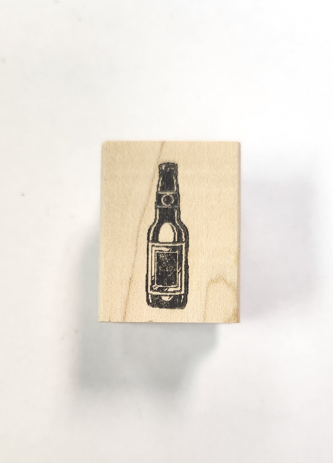 Beer Bottle Rubber Stamp Miniature P24 - Etsy