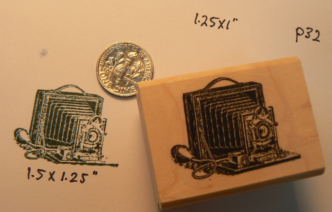 Mini Photo Camera Rubber Stamp P32 - Etsy