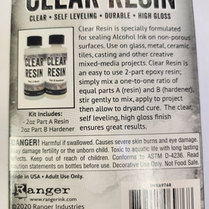 Clear Resin by Ranger 2 Piece Set - Etsy