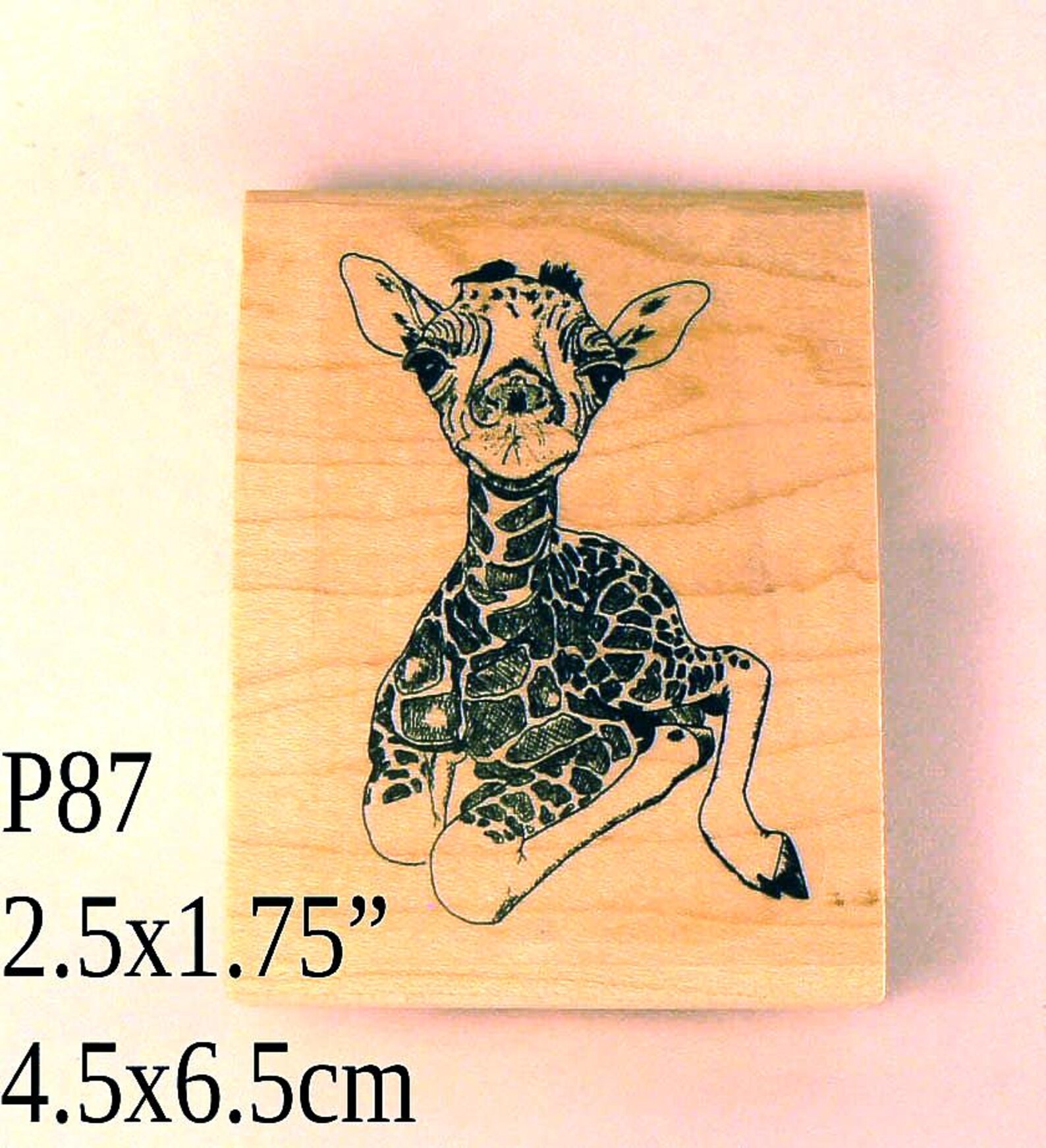 P87 Giraffe Rubber Stamp, Hand Drawn - Etsy