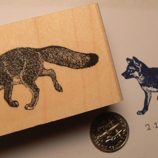 Fox Stamp - Etsy