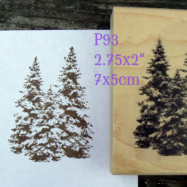 Pine Tree Stamp - Etsy