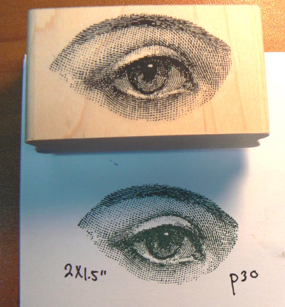 Eye Rubber Stamp, Victorian Style WM P30 - Etsy