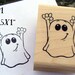 Small Ghost Rubber Stamp - Etsy
