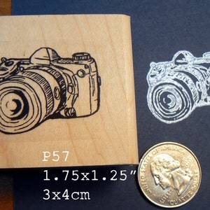 P57 Miniature Camera Rubber Stamp - Etsy