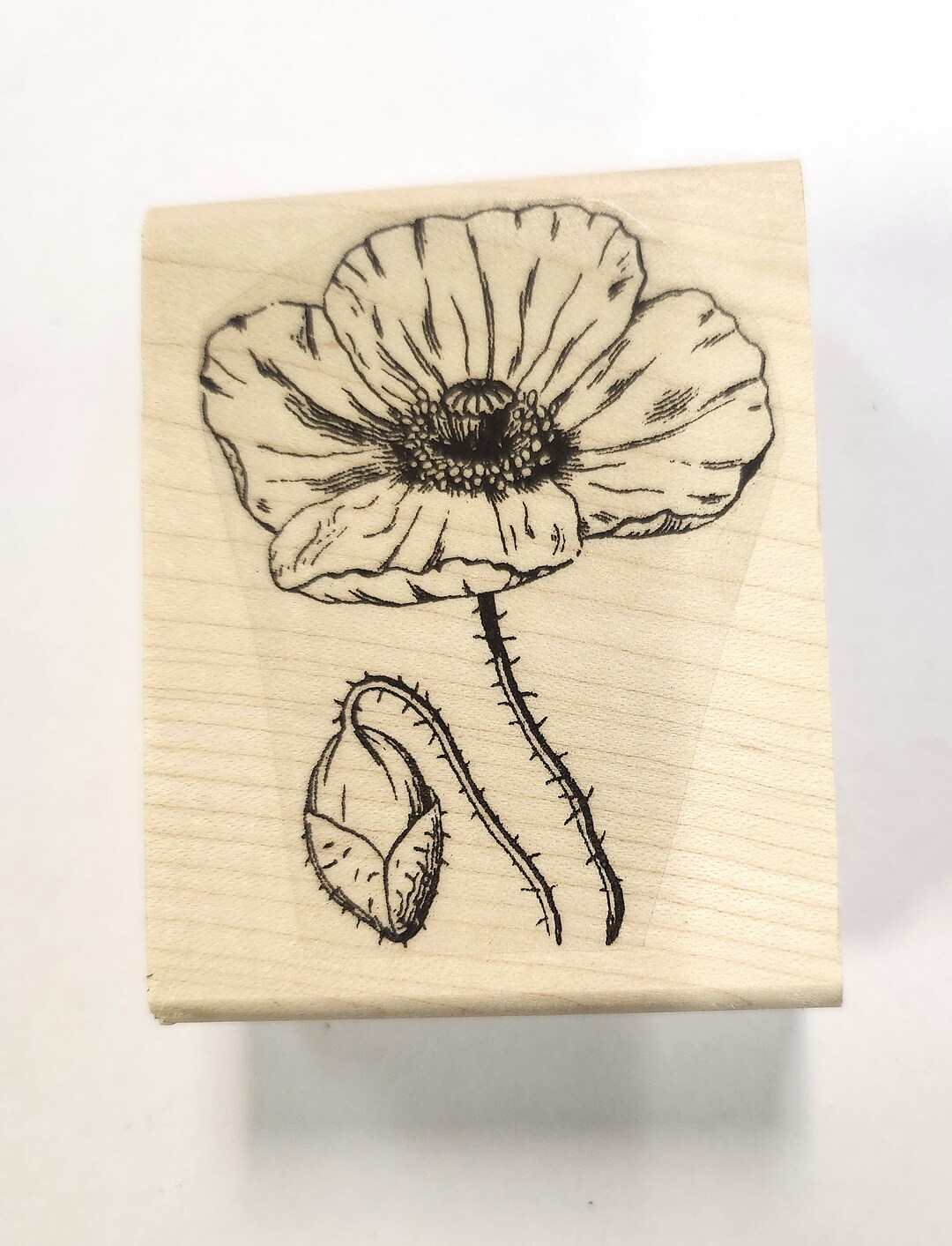 Poppy Flowers Rubber Stamp P25 - Etsy