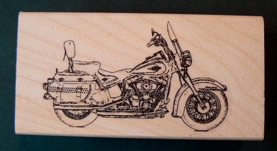 P20 Motorcycle Rubber Stamp - Etsy