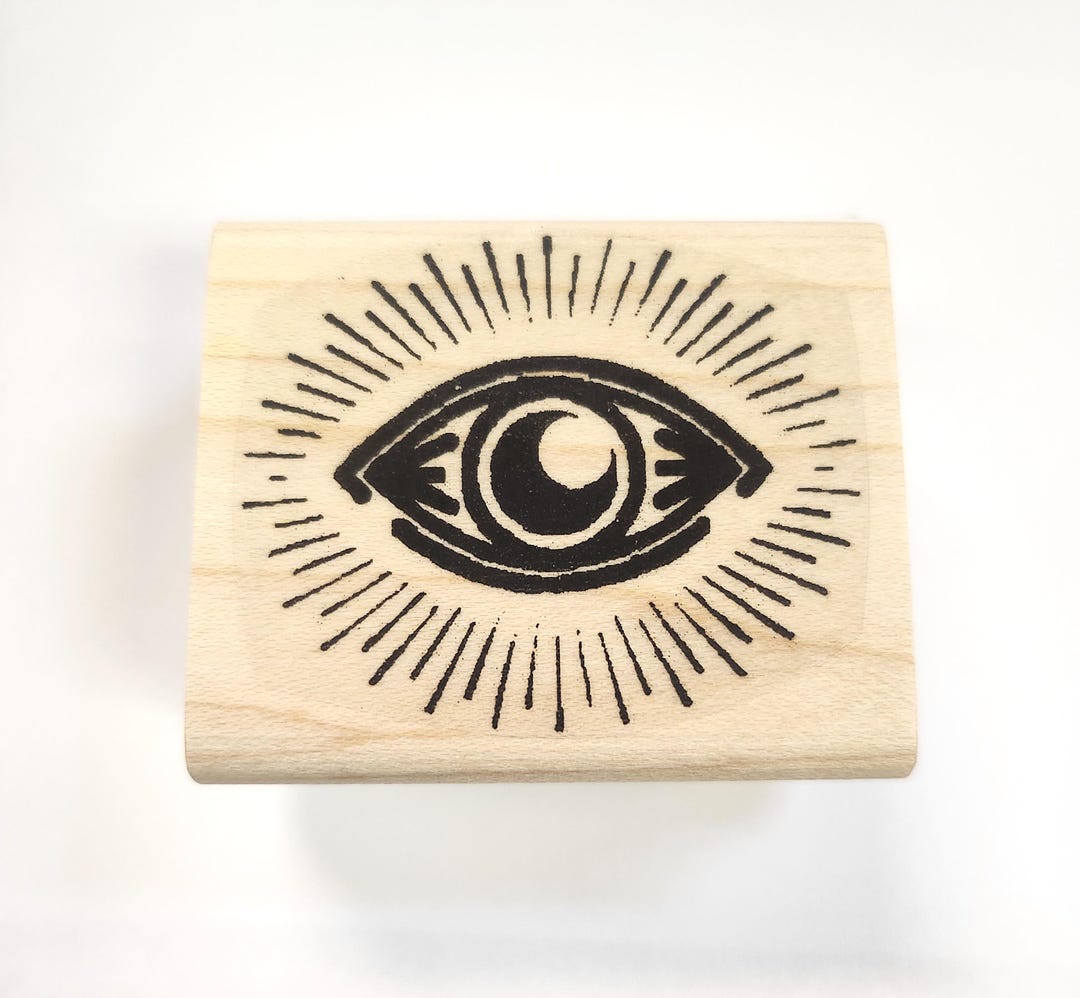 P124 Eye Rubber Stamp - Etsy
