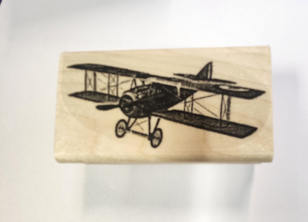 P59 Biplane Rubber Stamp - Etsy