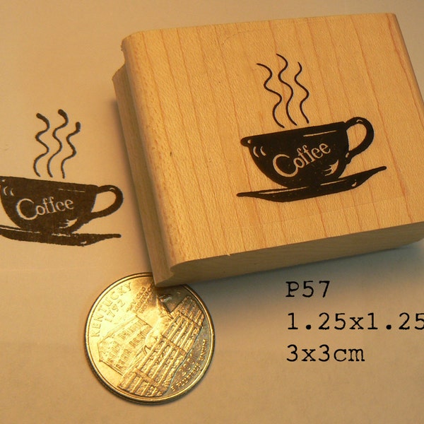 Coffee Cup Stamp - Etsy