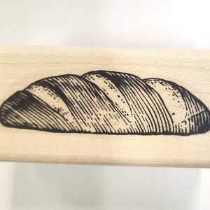 P120 Loaf of Bread Rubber Stamp - Etsy
