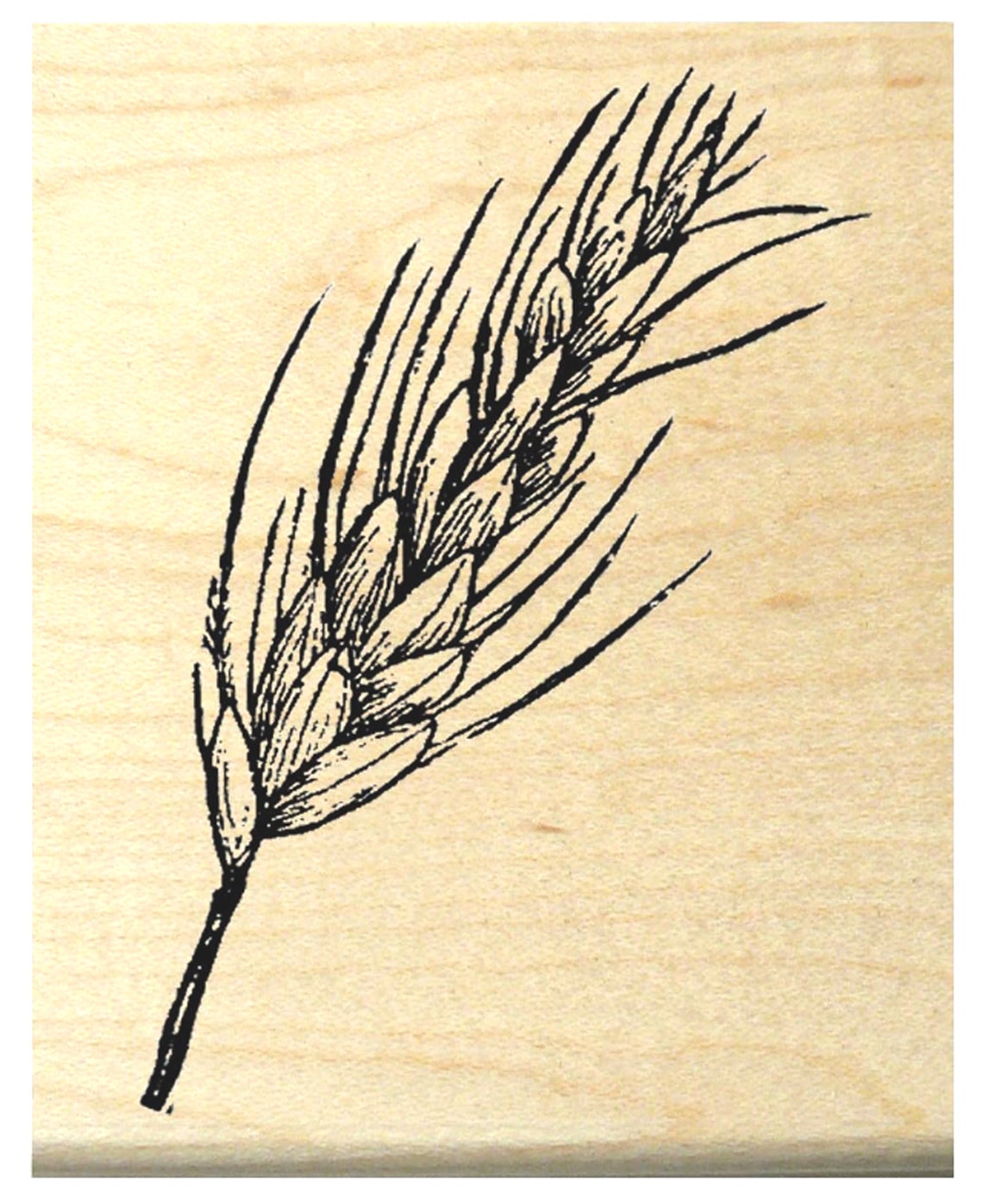 Wheat Rubber Stamp WM P11 - Etsy