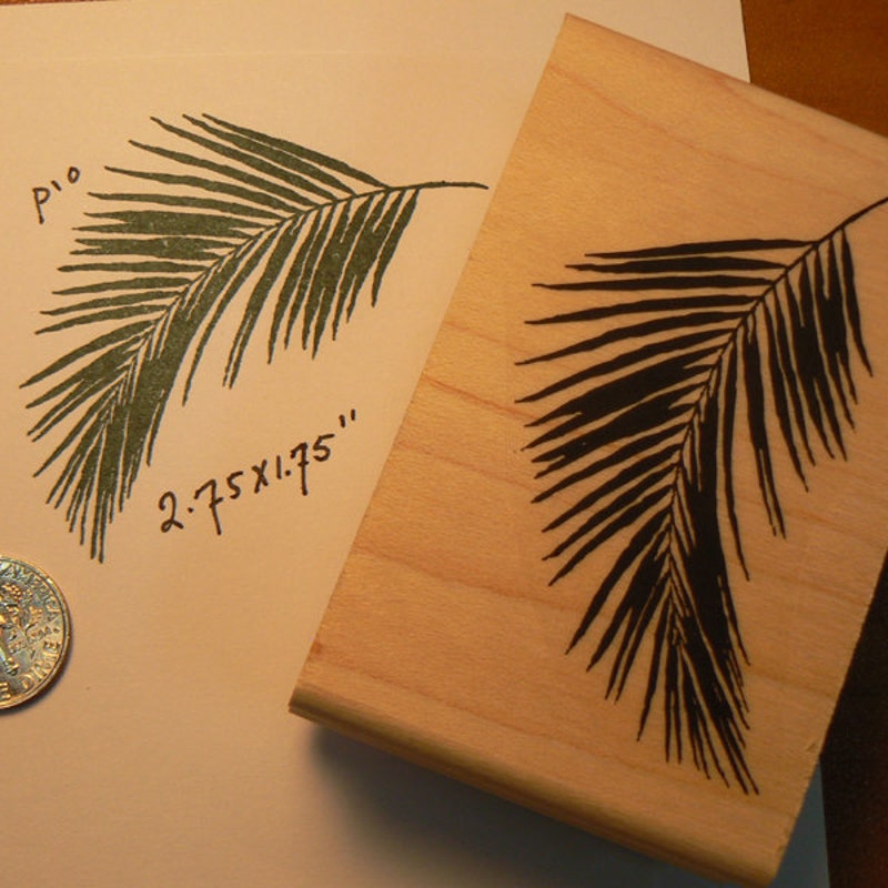 Palm Tree Stamp - Etsy