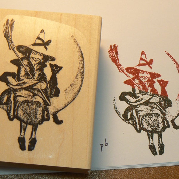 Witch Stamp - Etsy