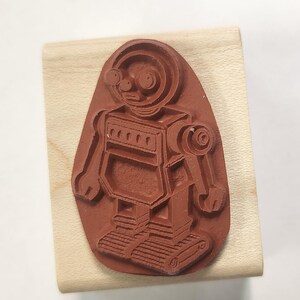P21 Robot Rubber Stamp - Etsy