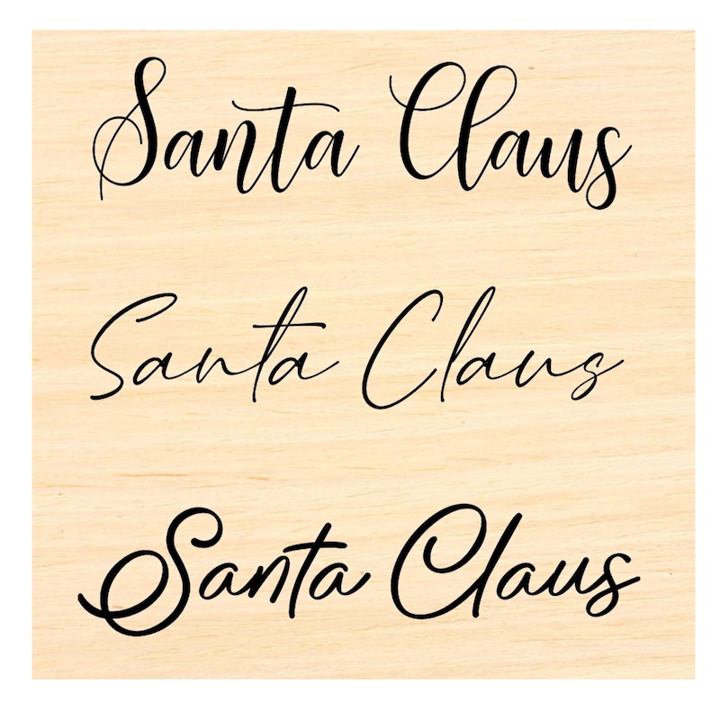 Santa Claus Signature Stamp - Etsy
