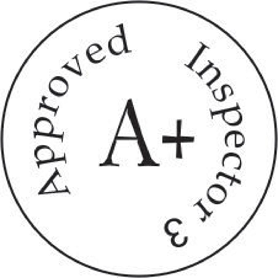 Inspector Pocket Stamp, Metal, Rugged, Rubber Stamp 0.75" - Etsy