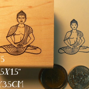 P75 Buddha Rubber Stamp - Etsy