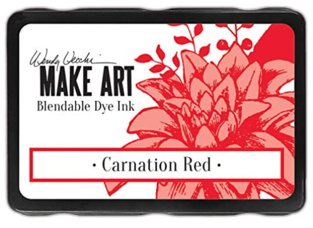 Carnation Red Ink Pad by Ranger Dye Ink - Etsy